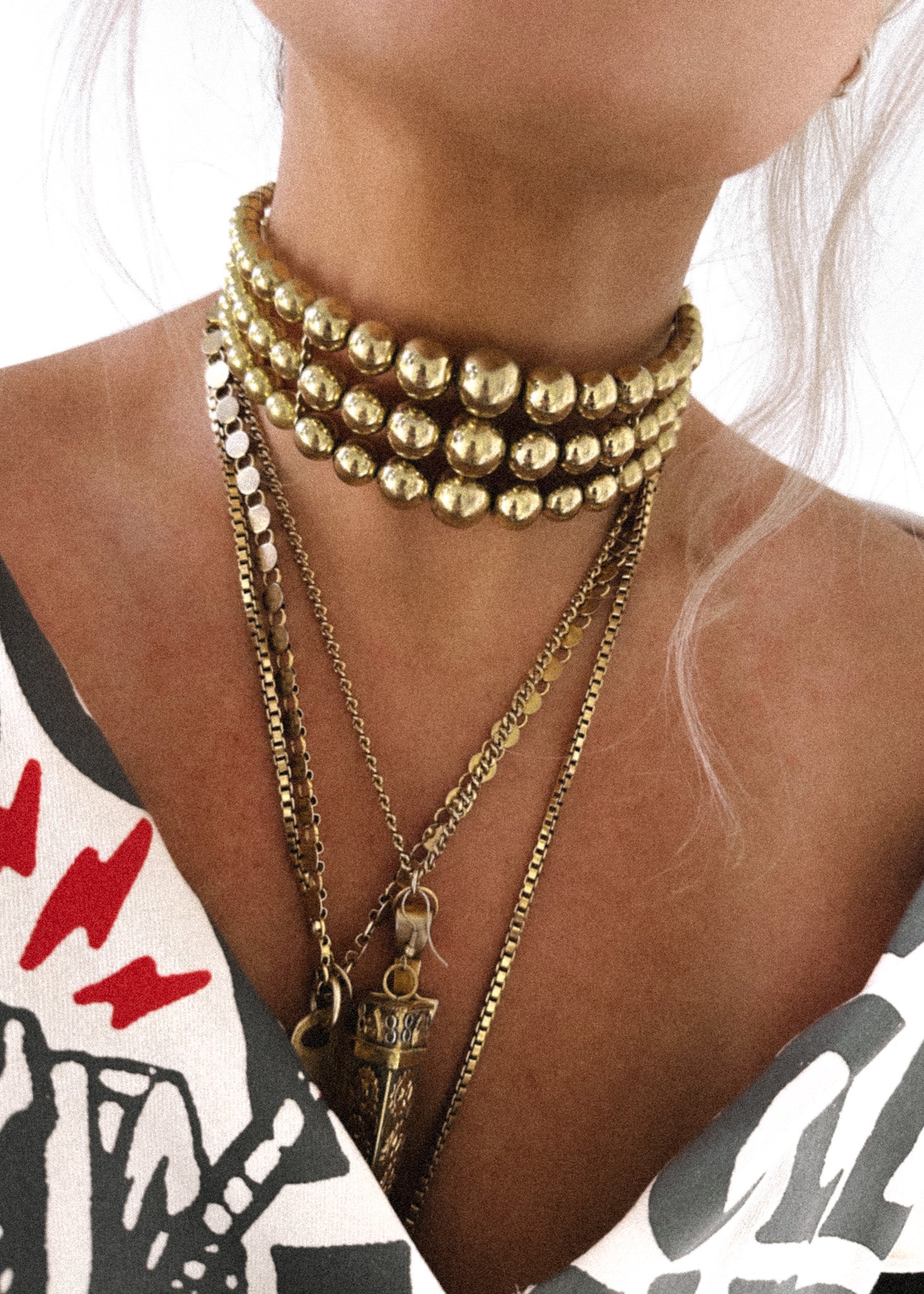 Cost of choker necklace store